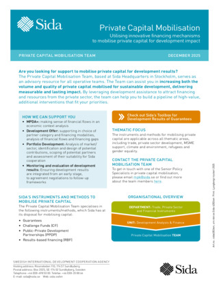 Publications on development cooperation | Sida